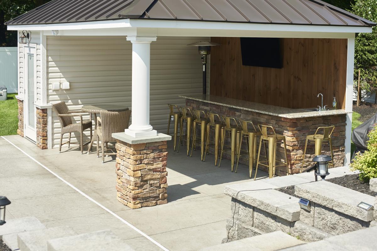Outdoor Bar Ideas & Backyard Bar Designs - Homestead Structures