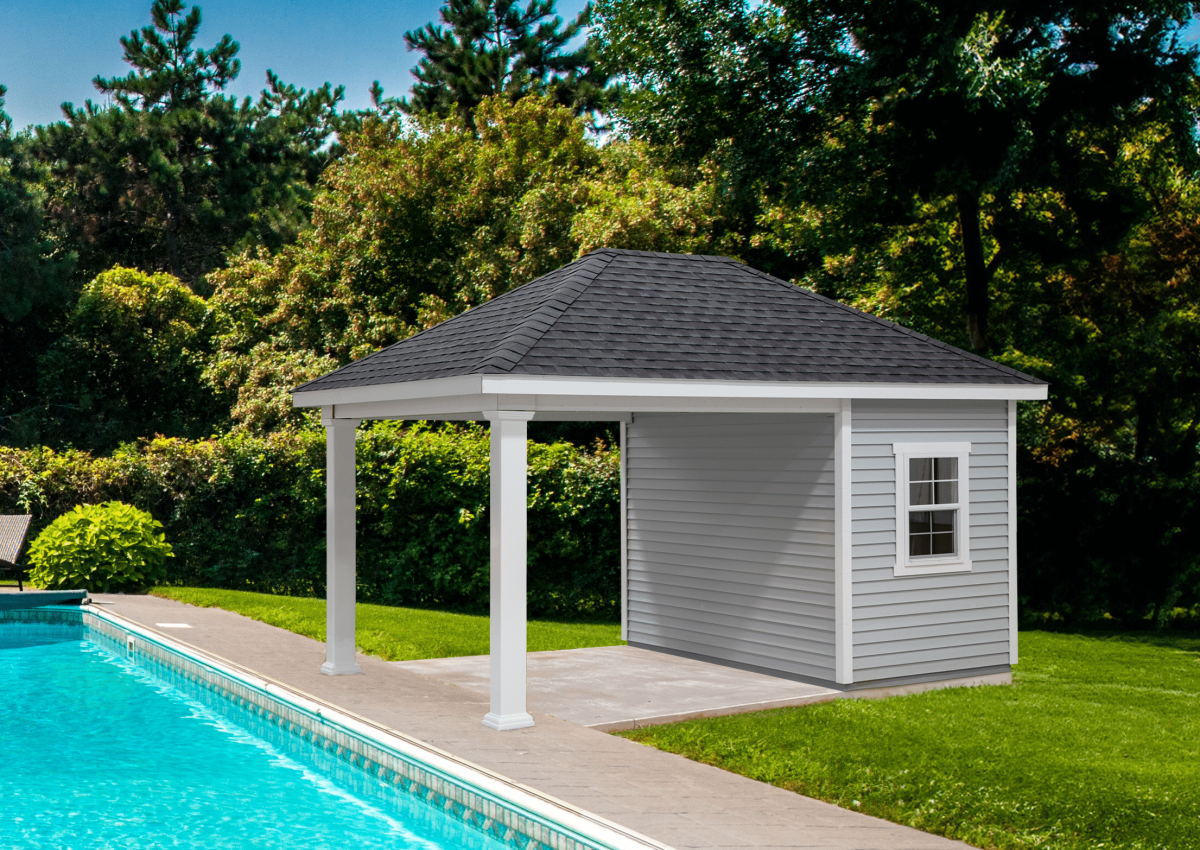 Introducing the New Avalon Pool House Kit | Homestead Structures